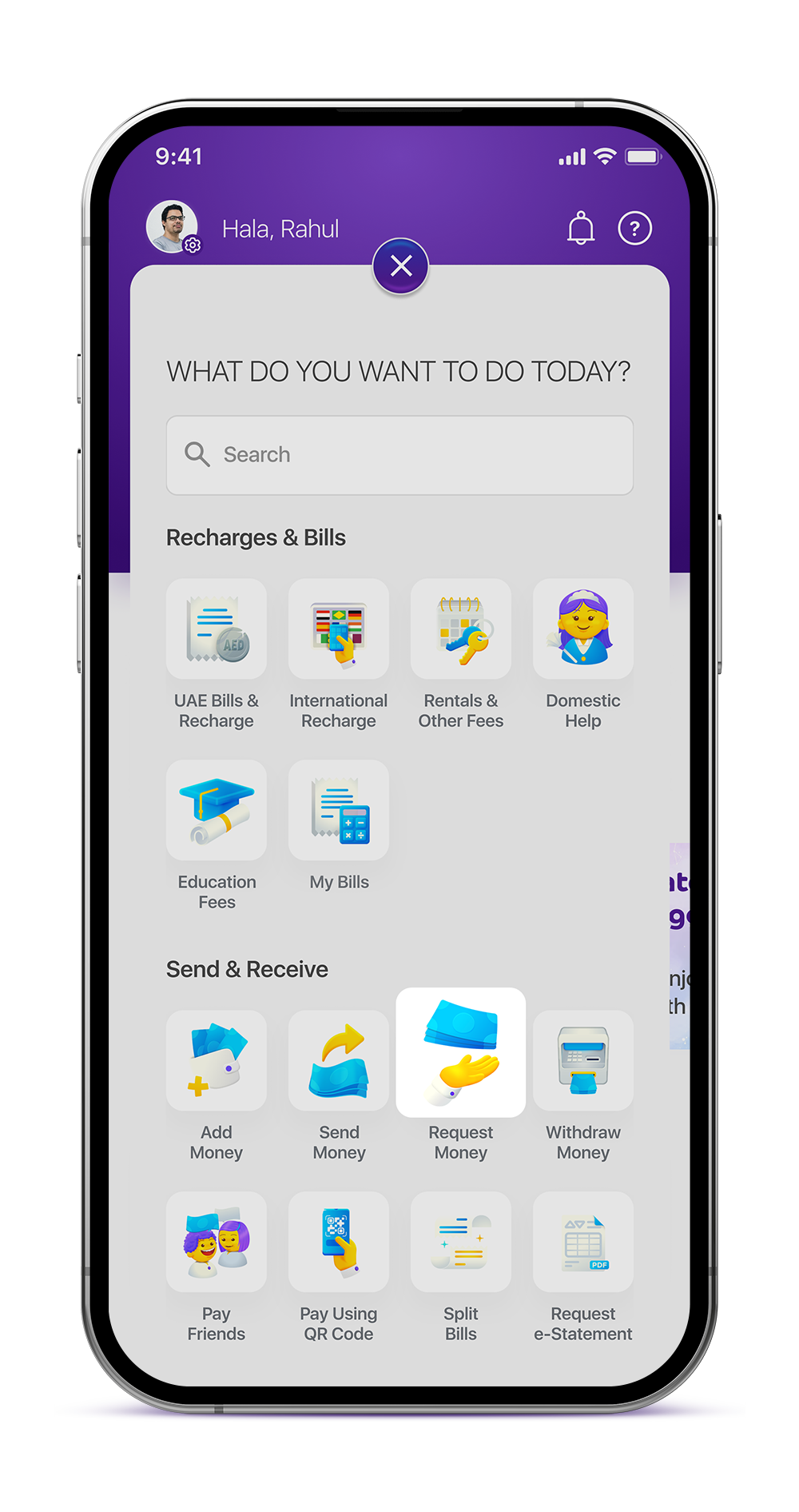 Request For Payment From Others | Payit E-Wallet
